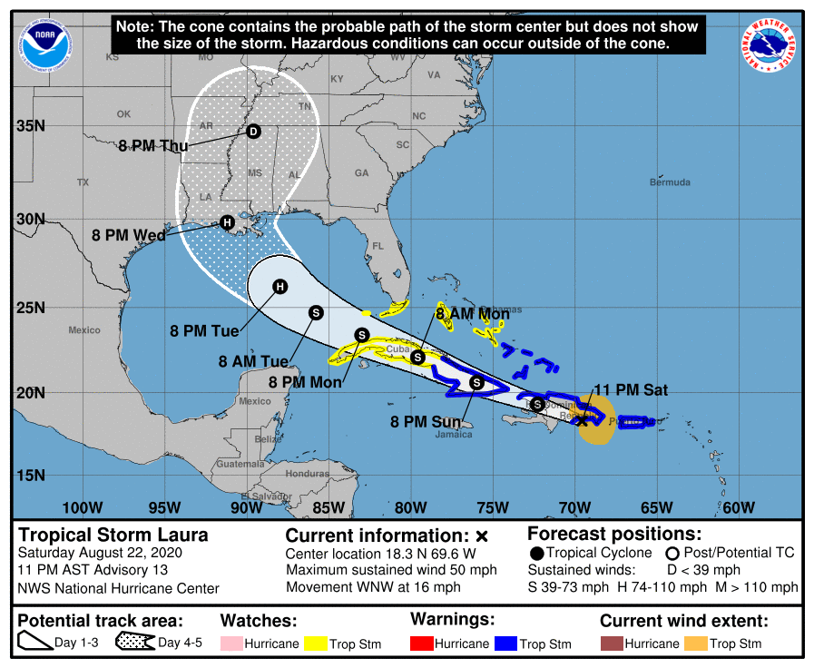 TS Laura May Reach Eastern Cuba within 24 Hours - Havana Times