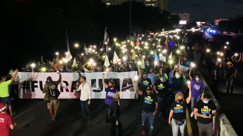 Puerto Ricans March to Protest Ongoing Power Outages - Havana Times