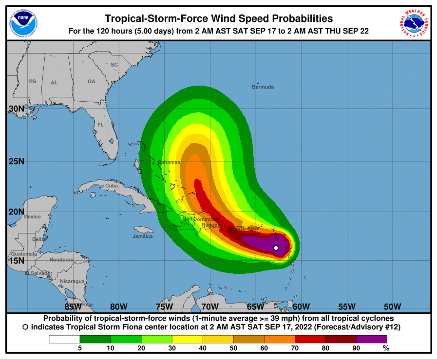 What’s Happening with Tropical Storm Fiona? - Havana Times